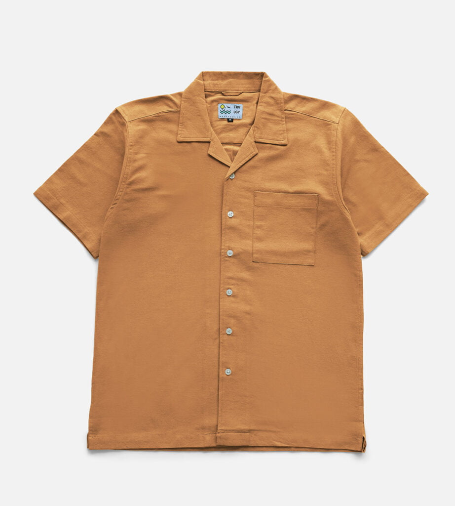 Basic Linen Shirt Ginger - Traveology – Offcial Store